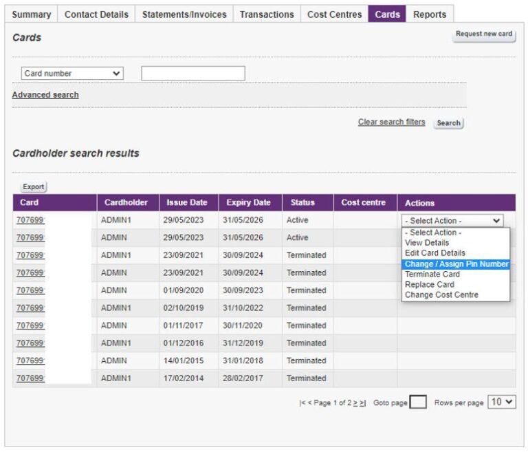 How do I change a PIN on my card? - CardLink Help Centre