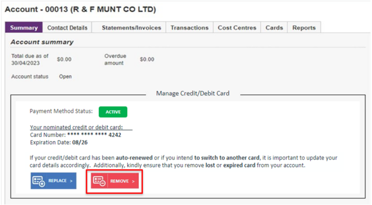 How do I remove a debit or credit card for CardSmart Flex? - CardLink ...